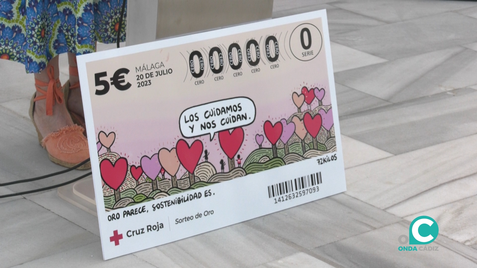 Cruz Roja presenta los boletos del Sorteo de Oro diseñados por el ...