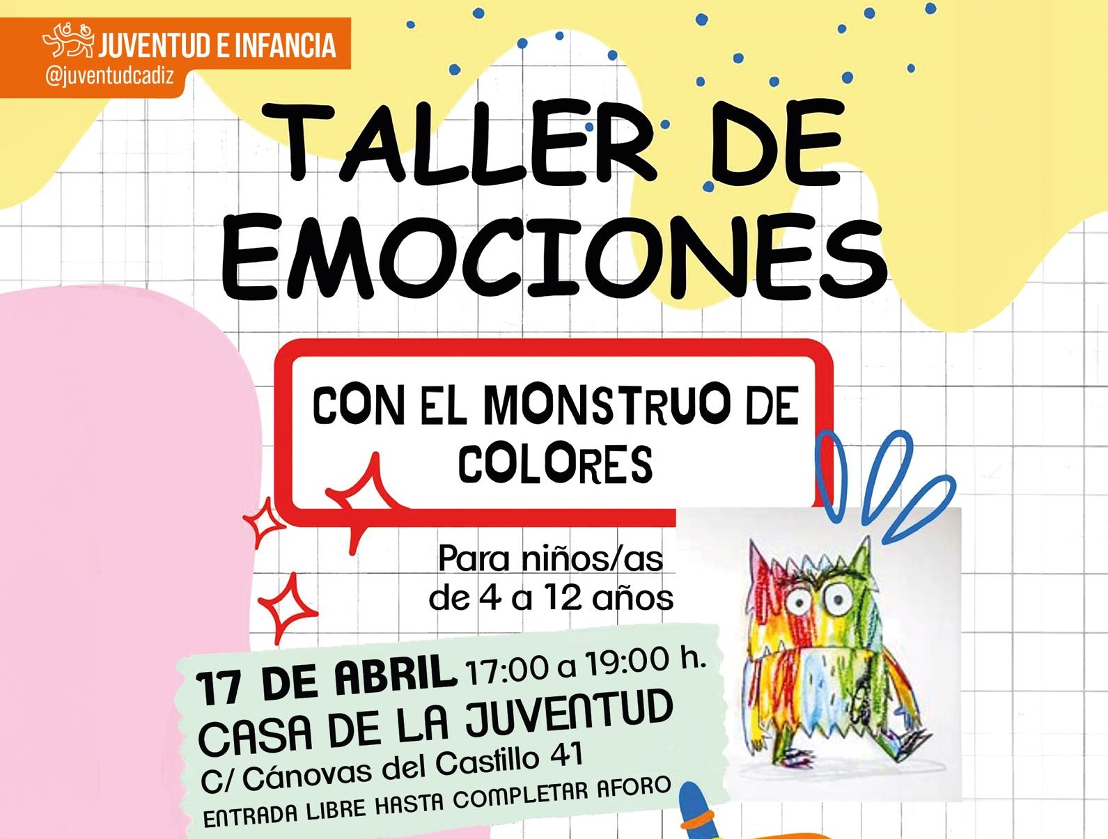 Taller de emociones con el monstruo de colores en el Centro de la ...