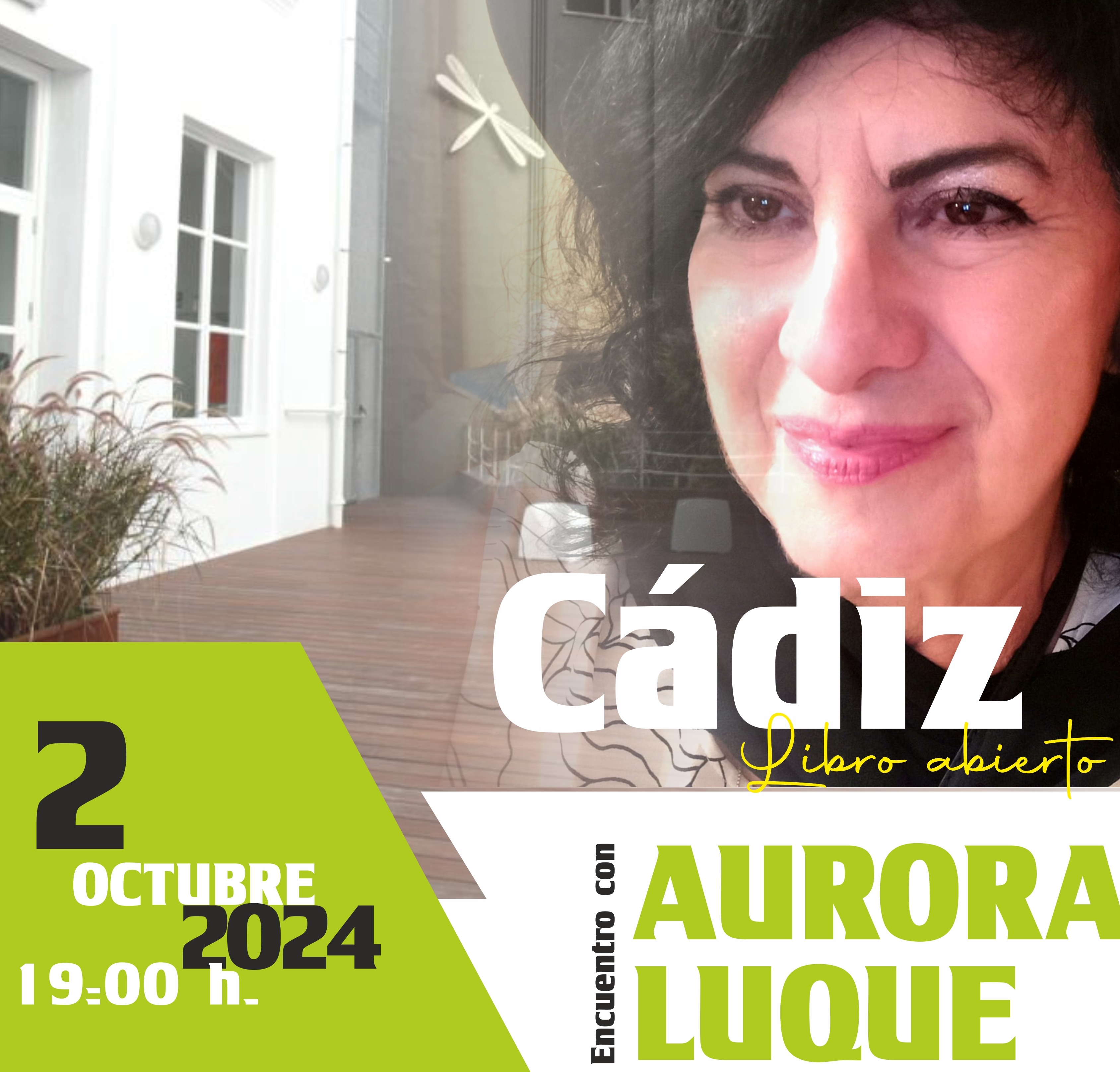 La escritora Aurora Luque participa en el ciclo Cádiz, Libro Abierto ...